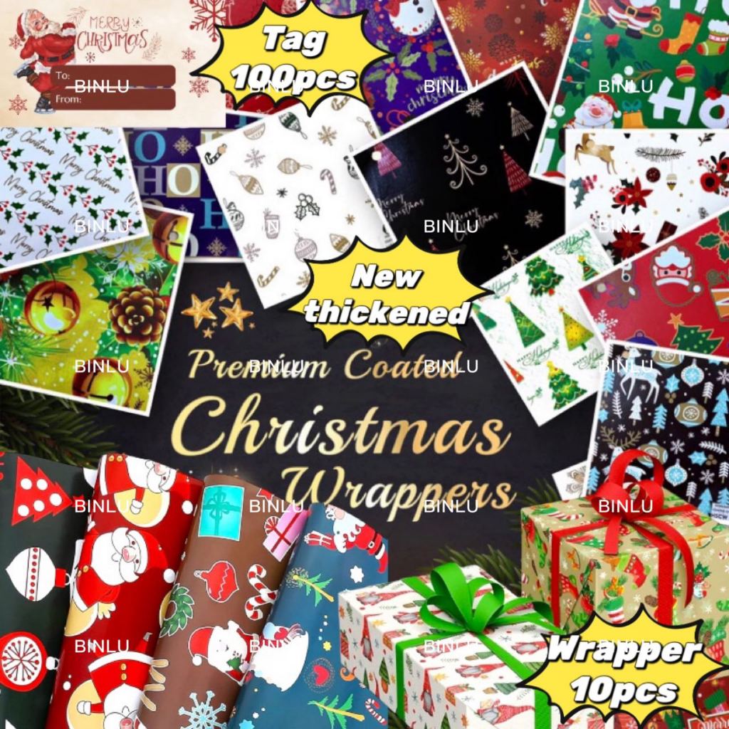 10sheets per roll christmas wrapper wholesale gift wrapper all occasion ...