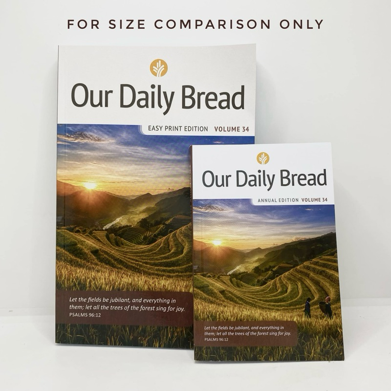 OUR DAILY BREAD VOL. 34 EASY PRINT 2025 Edition Large Font | Shopee Philippines