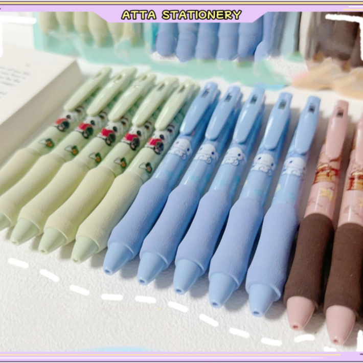 5PCS/Bag Sponge Super Soft Decompression Press Gel Pen 0.5MM Black Ink ...