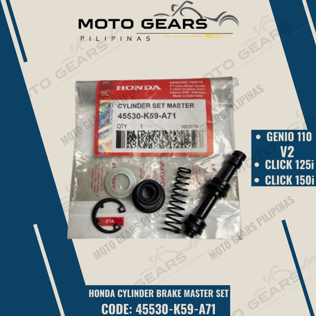 Honda Cylinder Brake Master Repair Kit K59 V2 CLICK 125i/150i | Shopee ...