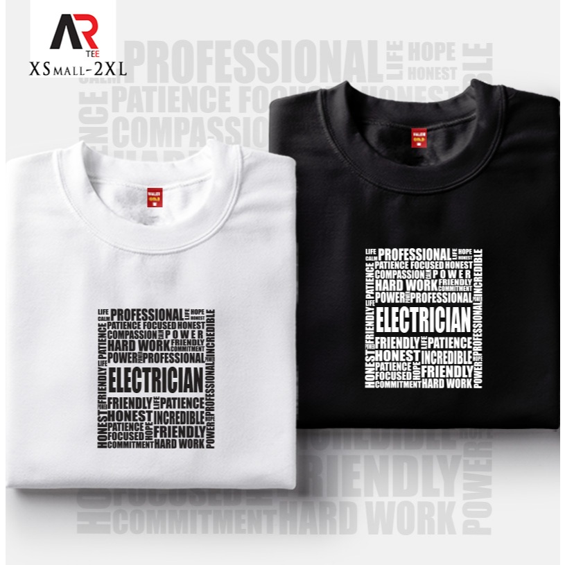 AR Tees Minimalist Profession v3 ELECTRICIAN Shirt unisex Tshirt for ...