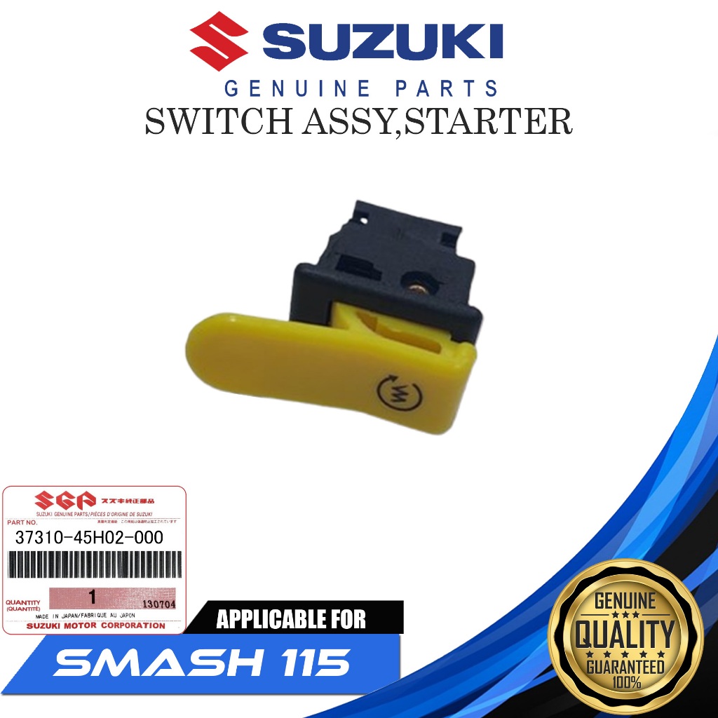 SUZUKI GENUINE SWITCH ASSY, STARTER FOR SMASH 115, SMASH 110 ( 37310 ...