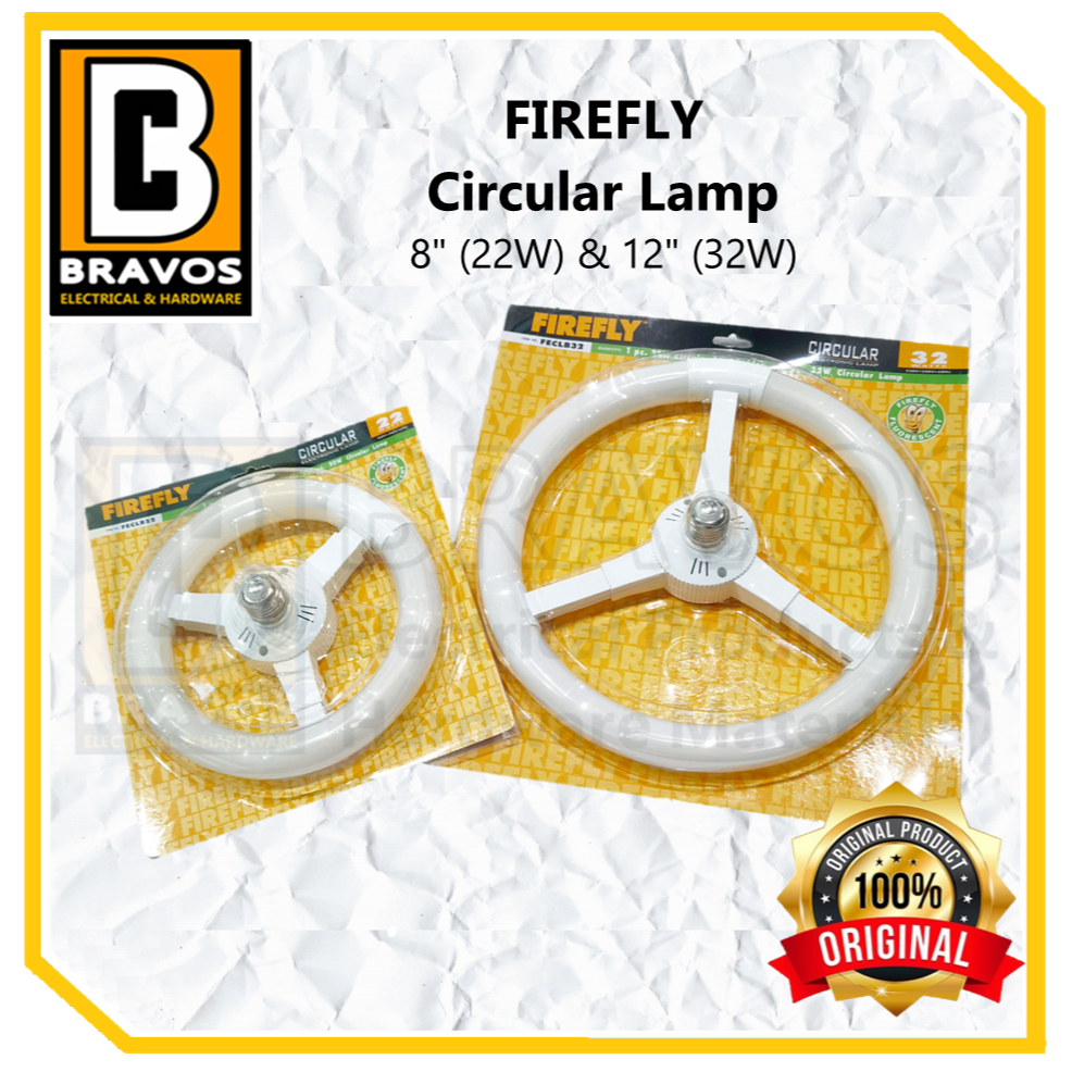 FIREFLY Circular Fluorescent Tube 22Watts 32Watts Set Base Ballast Lamp ...