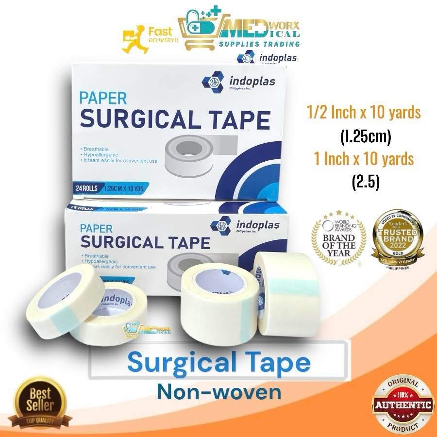 Micropore Paper Non- Woven Surgical Tape (Indoplas, Sureguard, 3M) | Sold Per Box | Shopee ...