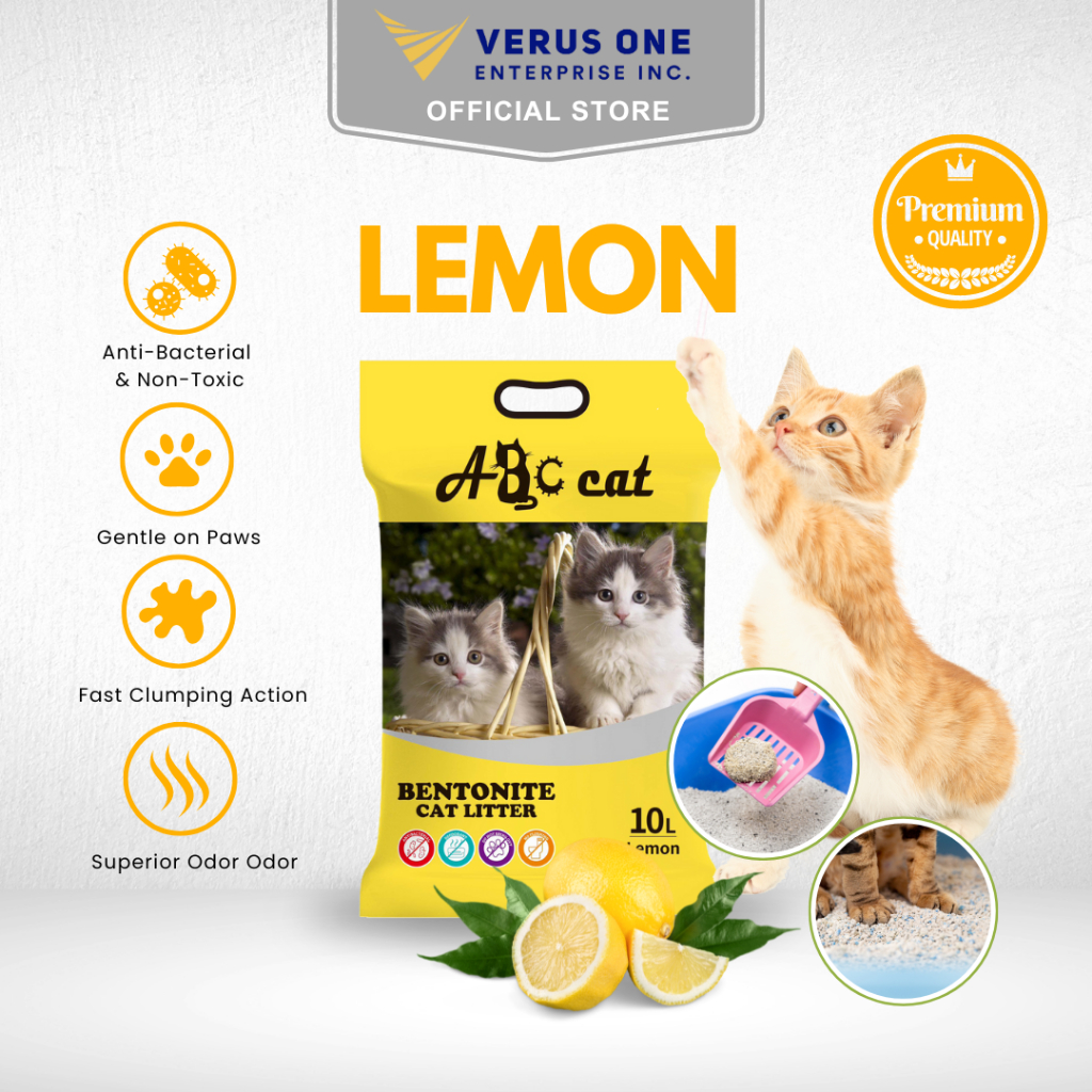 ABC Cat Litter 10L (LEMON) | Shopee Philippines