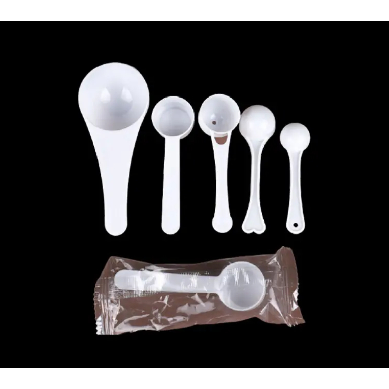 [donz] 2Pcs/set 5g 10g Measuring Plastic Scoop Measuring Spoon Milk ...