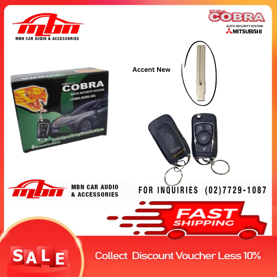 Car Alarm Auto Security for Hyundai Accent New with Flip Key, Omega ...