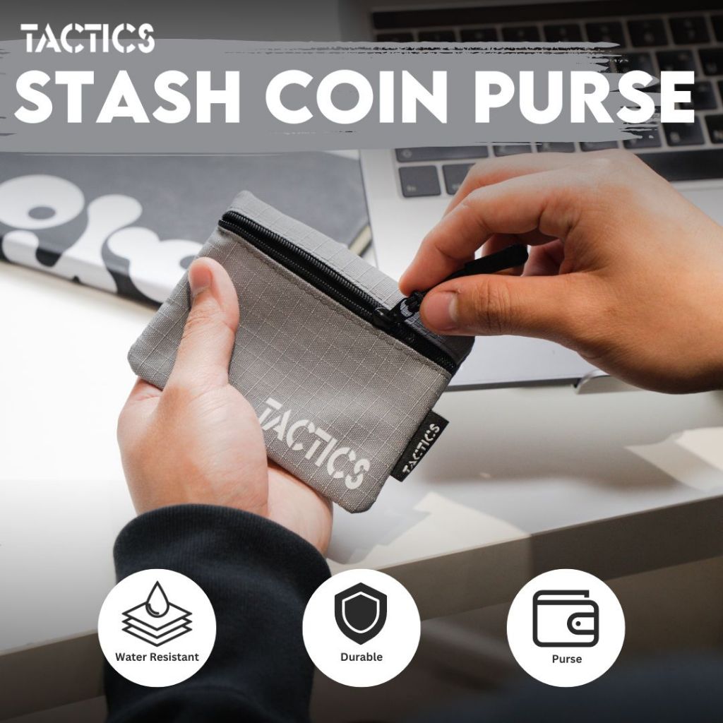 Tactics Stash Coin Purse Mini Pocket Wallet for Men and Women (EJK18 ...