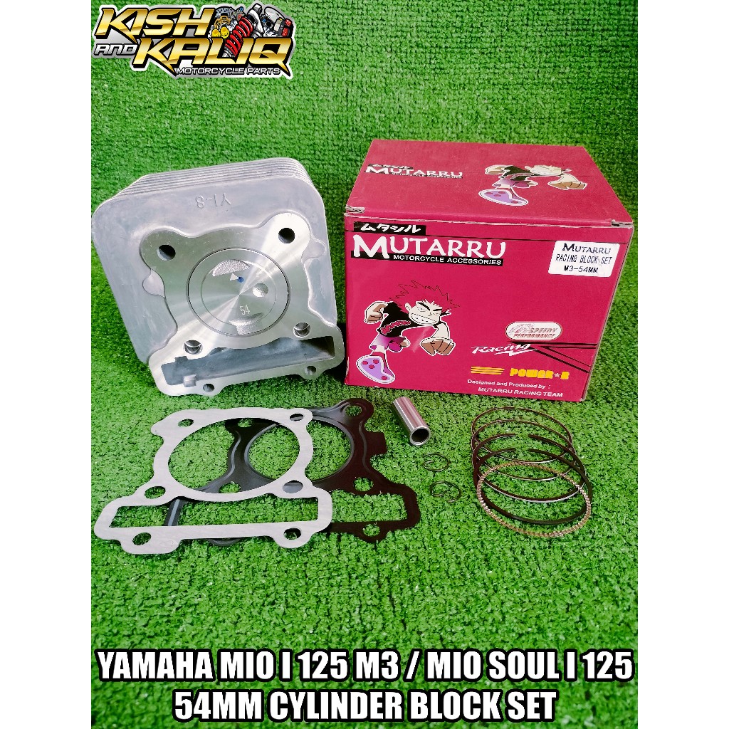MUTARRU CYLINDER BLOCK SET JAPAN TECHNOLOGY FOR YAMAHA MIO I 125 M3 ...