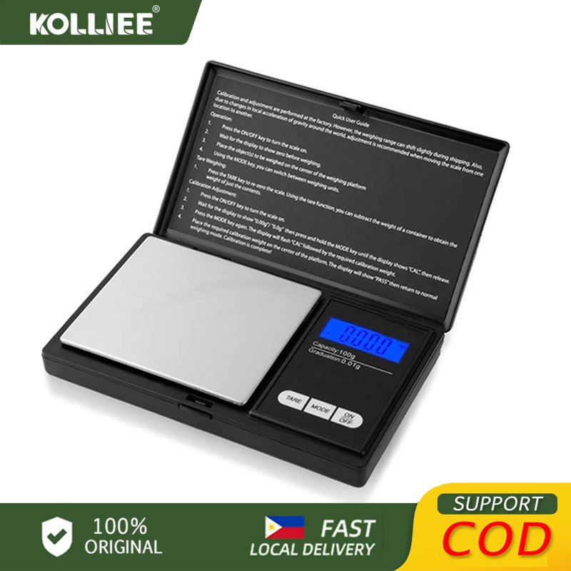 Portable Weigh Gram Scale Digital Pocket Scale,500/200/100x 0.1g ...