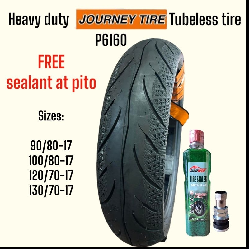 SIZE 17, JOURNEY TIRE BRAND TUBELESS FOR MOTOCYCLE LIKE SNIPER, RAIDER ...