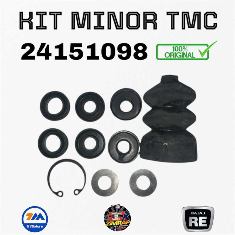KIT MINOR TMC GENUINE BAJAJ RE (BRAKE MASTER REPAIR KIT) | Shopee ...