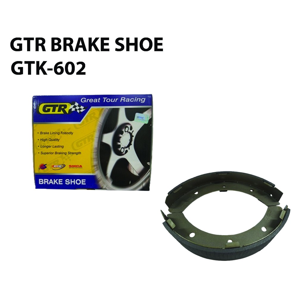 GTR BRAKE SHOE W/ LINING MITSUBISHI FUSO CANTER 4D31, 4D32 REAR GTK-602 ...