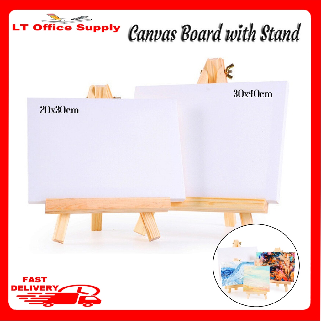 Little Town Table top Canvas Board with Stand | Shopee Philippines