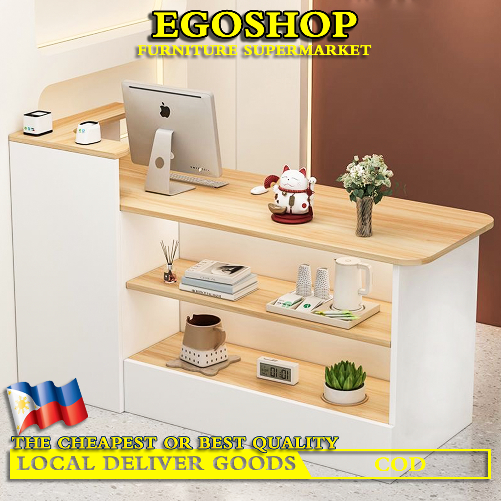 Cash register, bar counter, workbench, front desk, storage cabinet ...