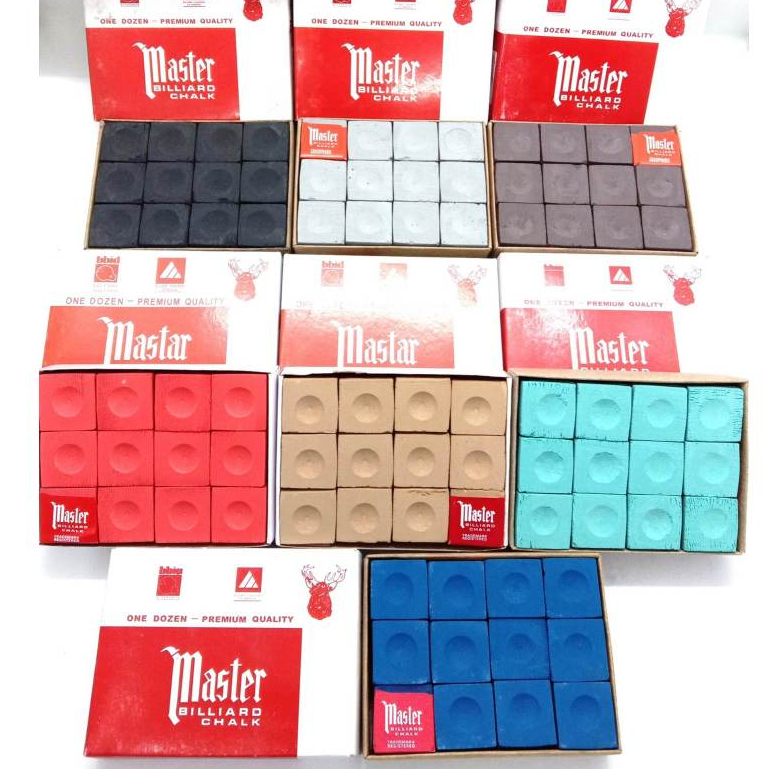 Master Billiard Cue Chalk | Tisa sa Tako ng Bilyar | Shopee Philippines