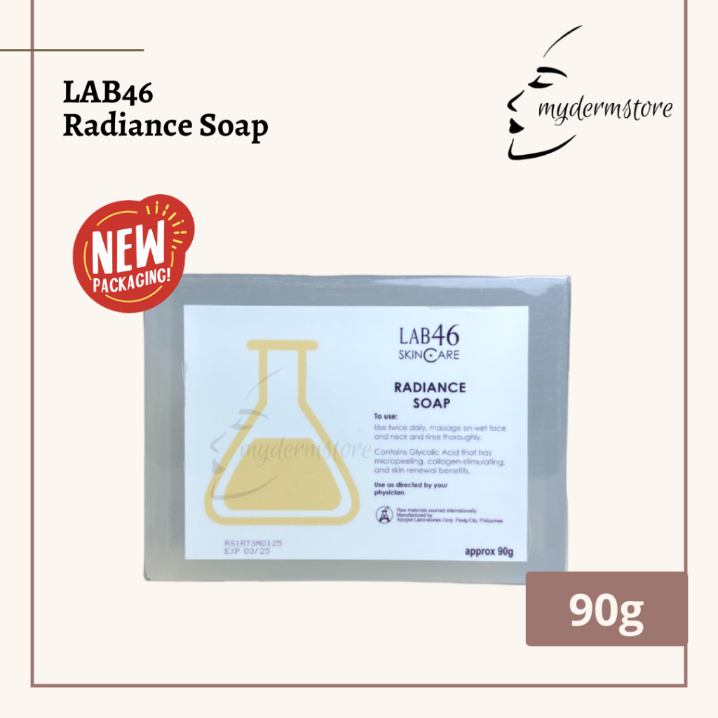Lab46 Lab 46 Radiance Glycolic Soap 90g | mydermstore | Shopee Philippines