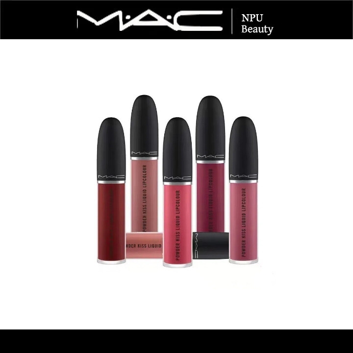 MAC | New Soft Mist Lip Glaze Matte Matte Lipstick Lip Gloss 5ml 5 ...