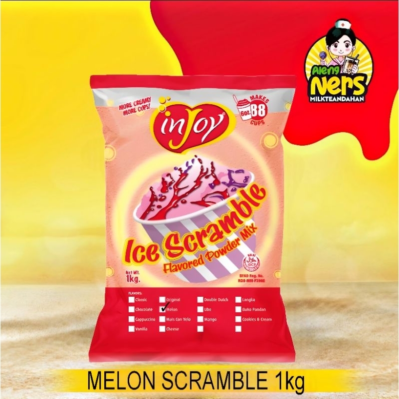 INJOY POWDERED MELON ICE SCRAMBLE | Shopee Philippines