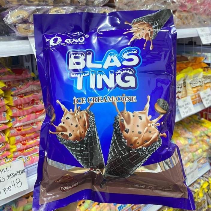 COCO BLASTING CHOCOLATE STRAWBERRY CONE SNACKS | Shopee Philippines