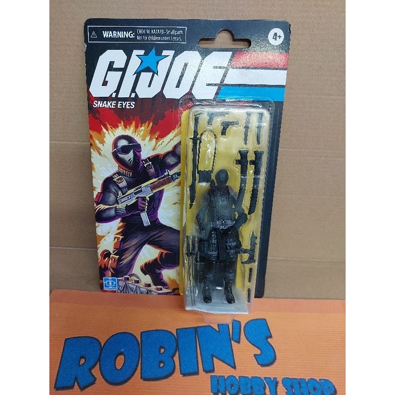 Hasbro GI joe Retro packaging Snake Eyes 25th modern | Shopee Philippines