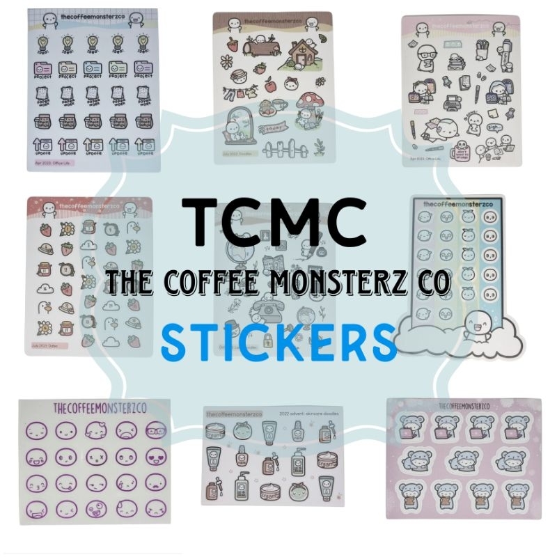 The Coffee Monsterz Co TCMC Various Stickers | Shopee Philippines