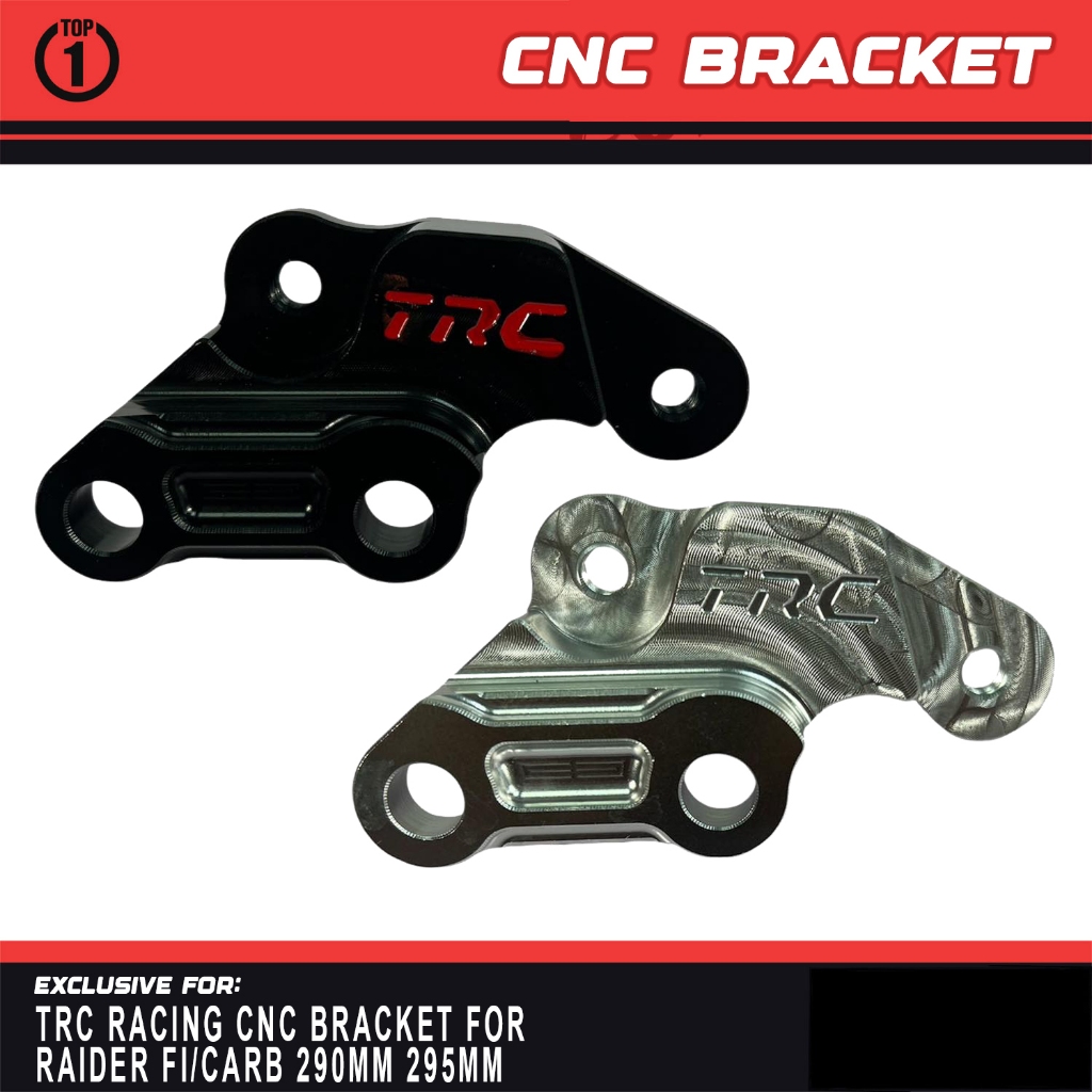 Top1 Racing TRC CNC 4 POT Brake Caliper Bracket For RAIDER 150 CARB/FI ...