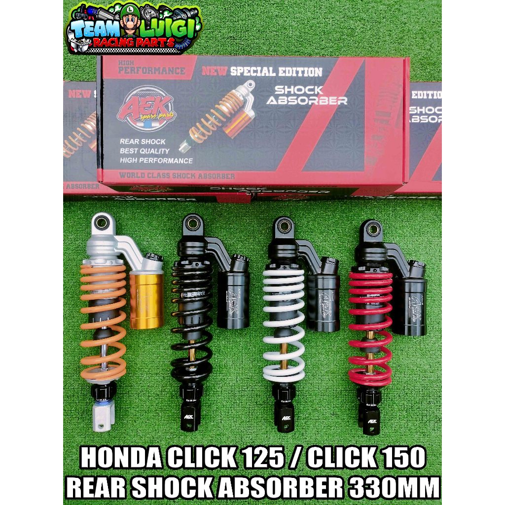 AEK CLICK 125 / CLICK 150 REAR SHOCK ABSORBER WITH TANK 300MM 100% ...