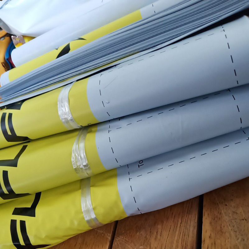 Courier Pouch with kidlat logo and self adhesive | Shopee Philippines