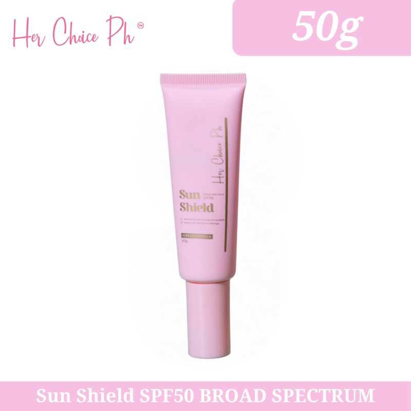 Her Choice Ph Sun Shield SPF50 (50grams) | Shopee Philippines