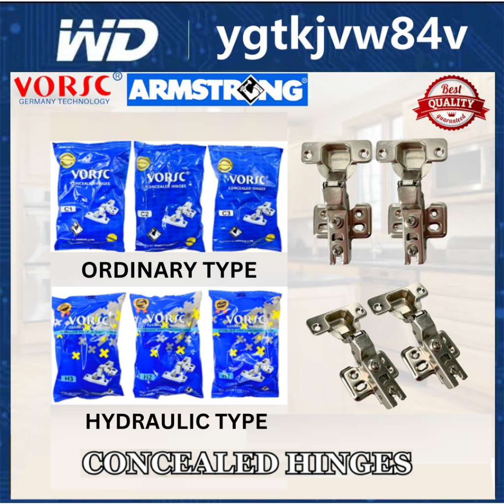 Soft Close Hydraulic/ Ordinary Concealed Hinges Heavy Duty Per Pair ...