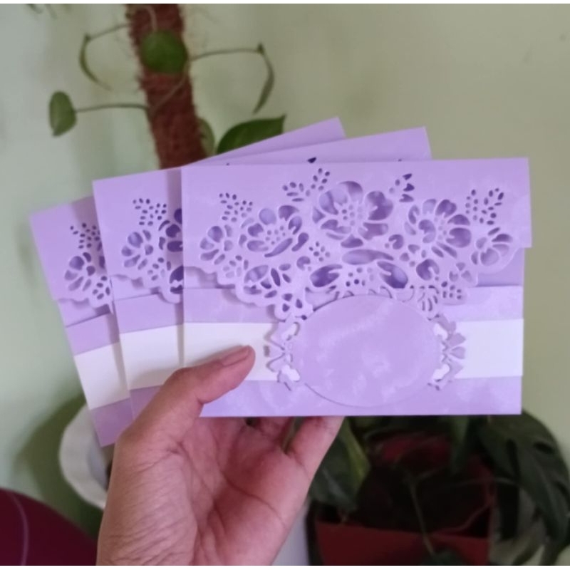 ️ 3.8x5inches (3r size only ) CB pocket design Invitation Cover ...