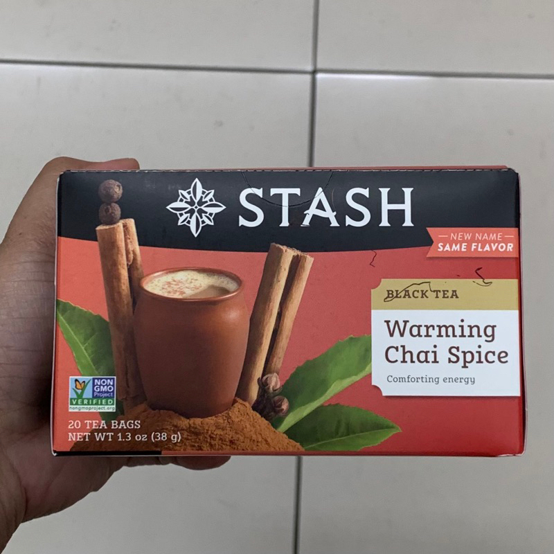 STASH BLACK-TEA WARMING CHAI SPICE 20 TEA BAGS 38g | Shopee Philippines