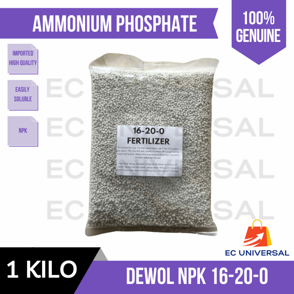 1 Kilo Ammonium Phosphate NPK 16-20-0 Fertilizer Abono Pang Ugat (Roots ...