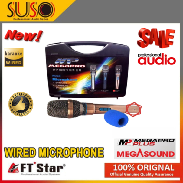 Megapro MP-1000 Wired Dynamic Cardioid Professional Microphone | Shopee Philippines