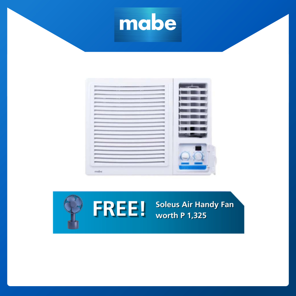 Mabe Appliances 1.5hp MANUAL CONTROL WINDOW TYPE MEV12VV | Shopee ...