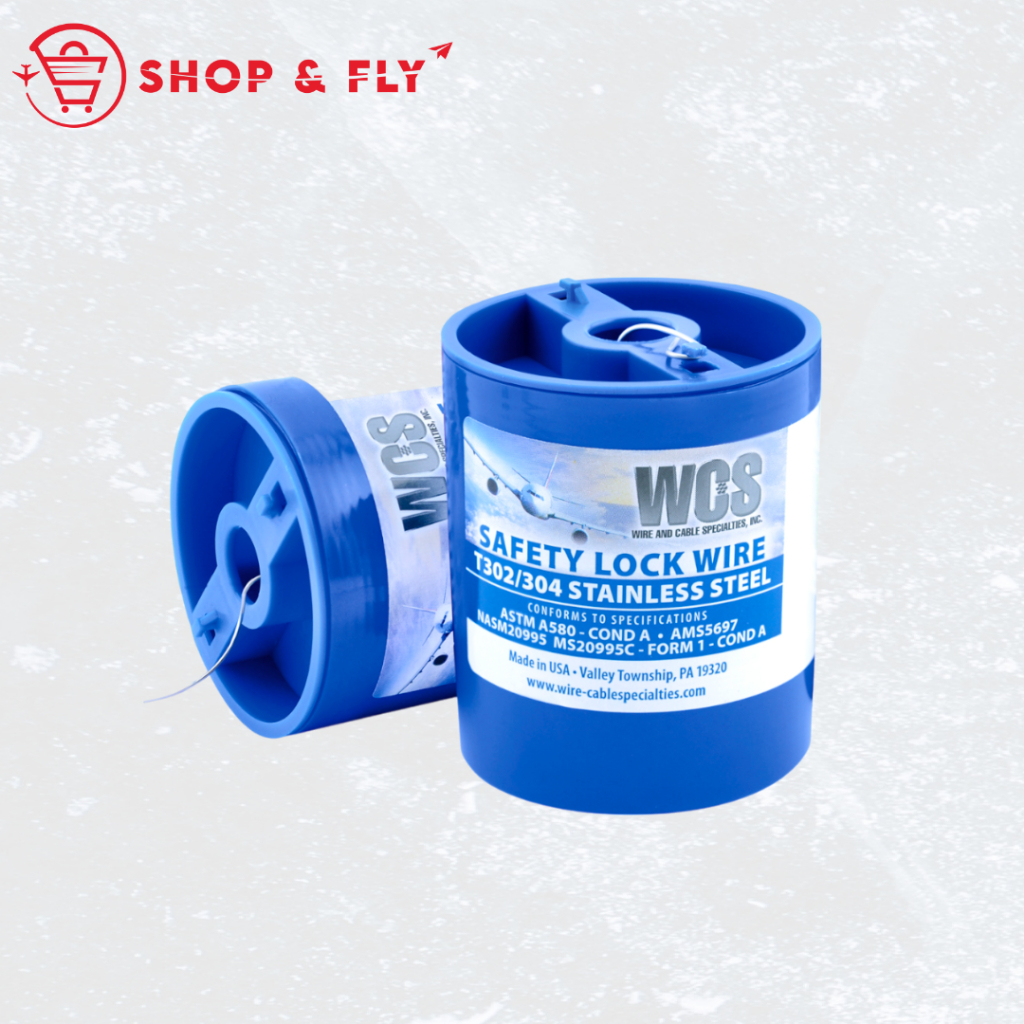 SAFETY WIRE FOR AIRCRAFT STAINLESS STEEL 0.025 ( WCS BRAND ) | Shopee ...