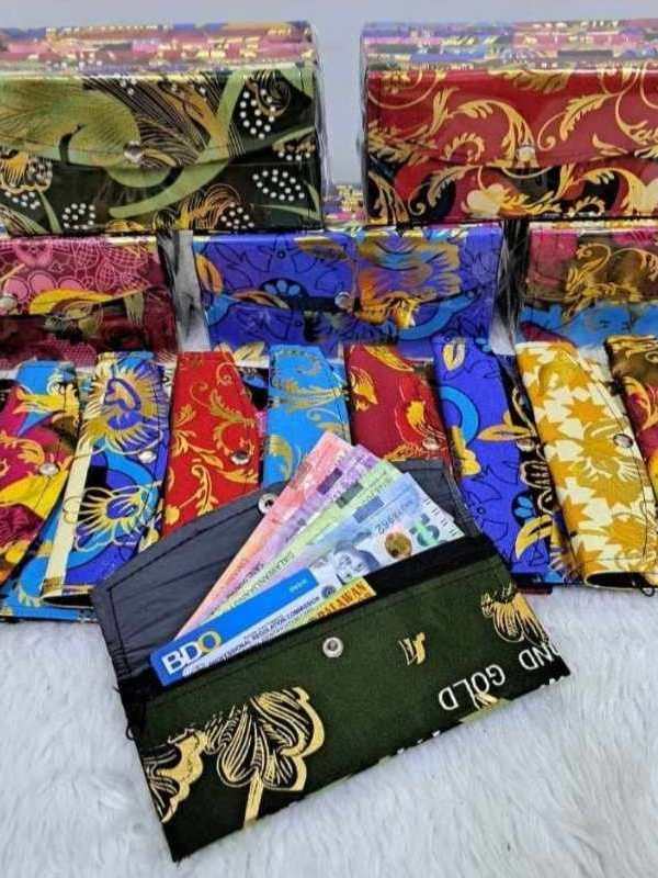 Batik Paper wallet big quality 10pcs./Paper wallet money bills ...