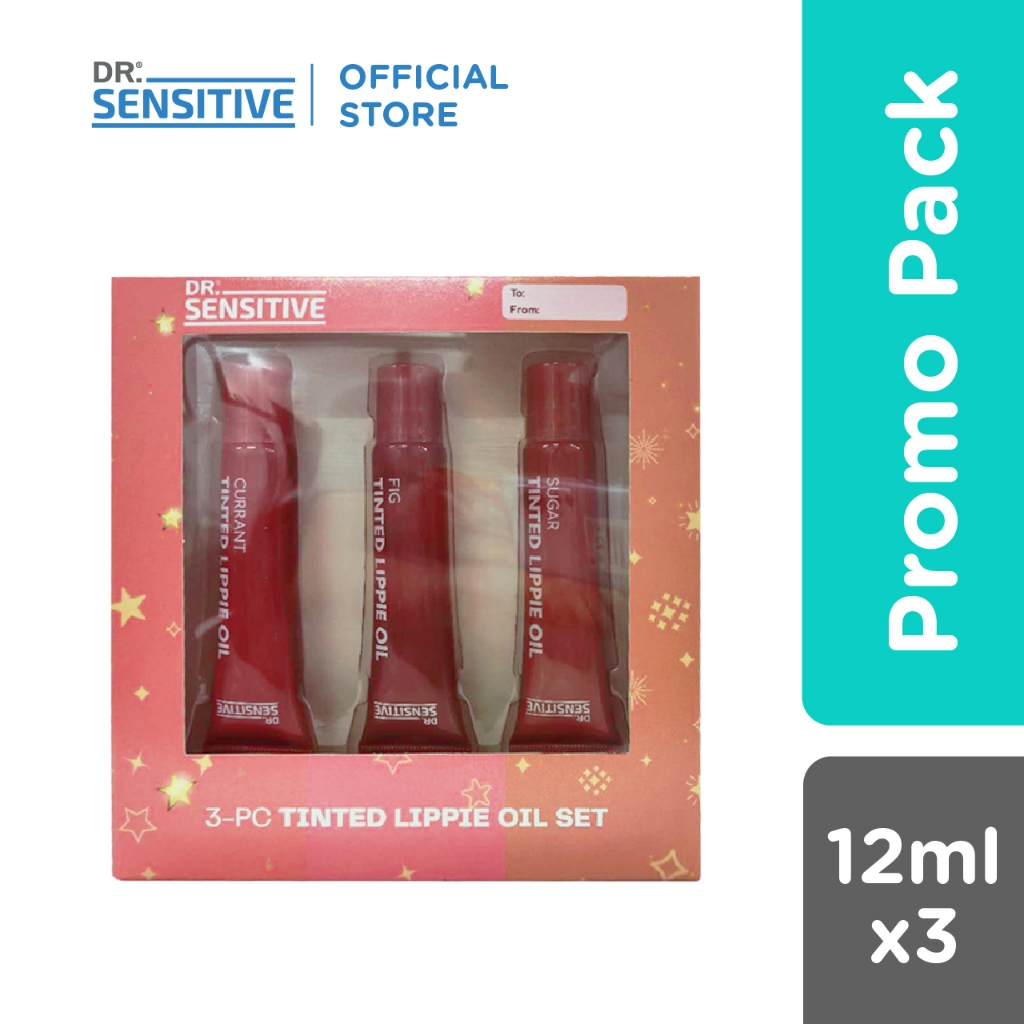 Dr. Sensitive 3 Piece Tinted Lippie Oil Set | Shopee Philippines