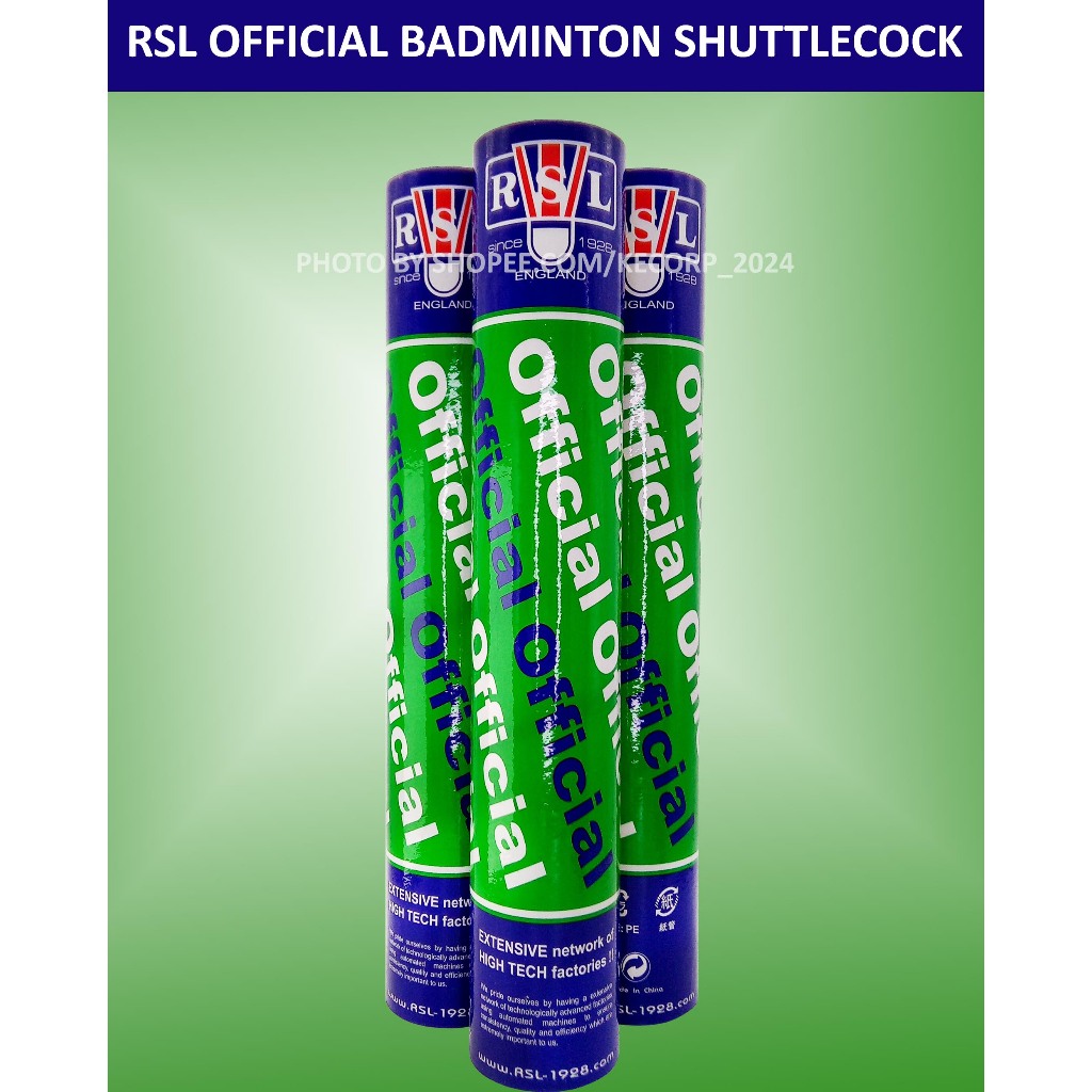 RSL Official Badminton Shuttlecock Speed 77 SOLD PER TUBE _kc241207 ...