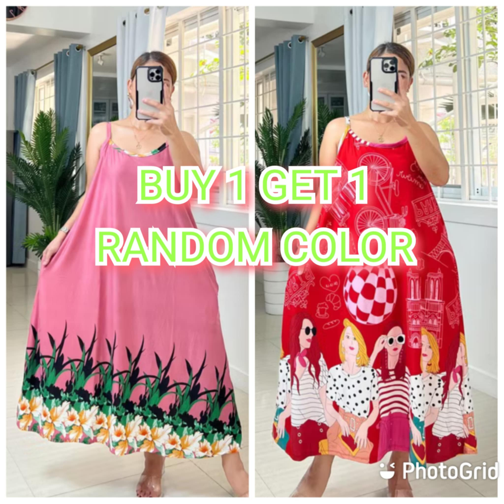 Large- 4XL PLUS SIZE daster BUY 1 TAKE 1 / BIGSIZE DUSTER WITH 2SIDE ...