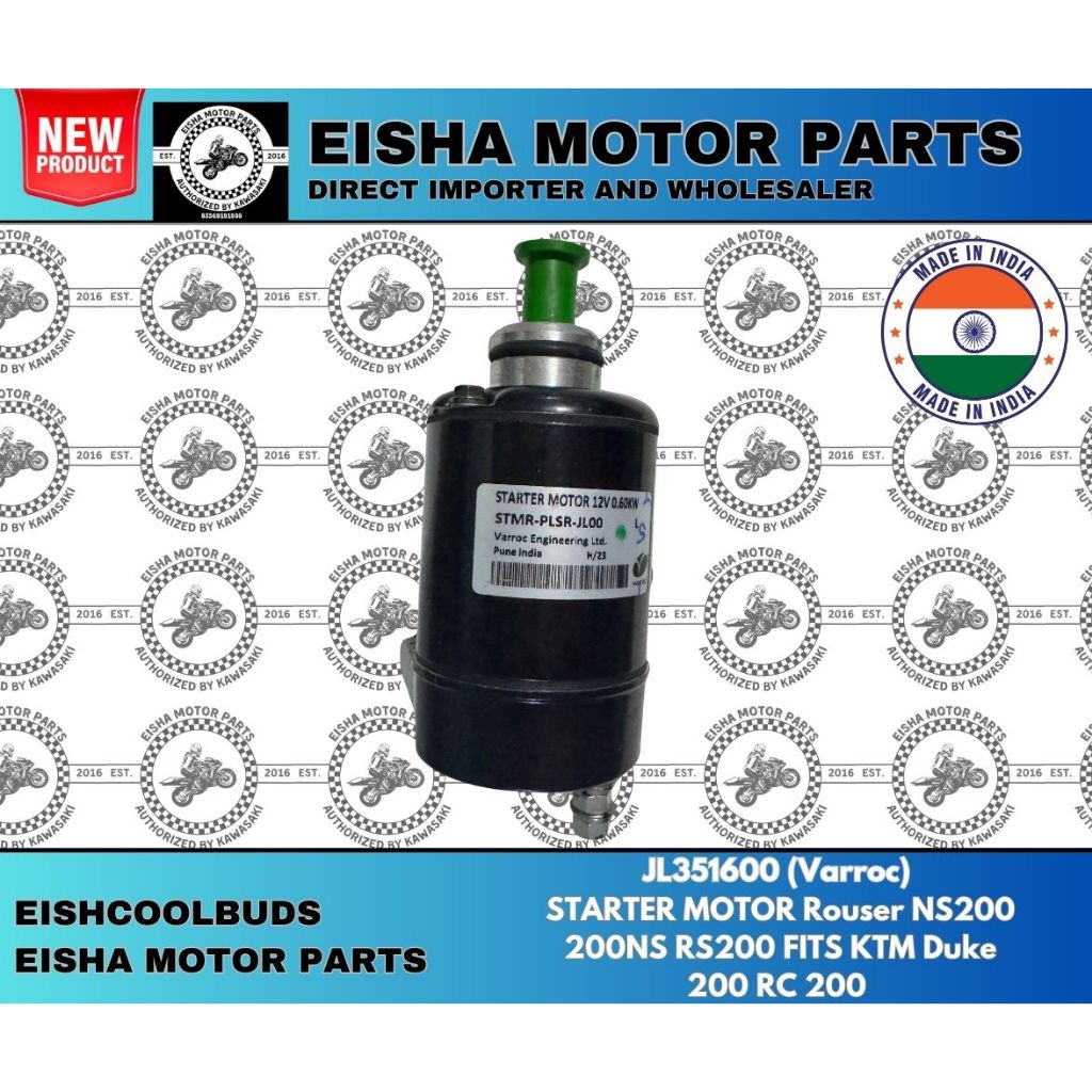 STARTER MOTOR Rouser NS200 200NS RS200 FITS KTM Duke 200 RC 200 Varroc ...