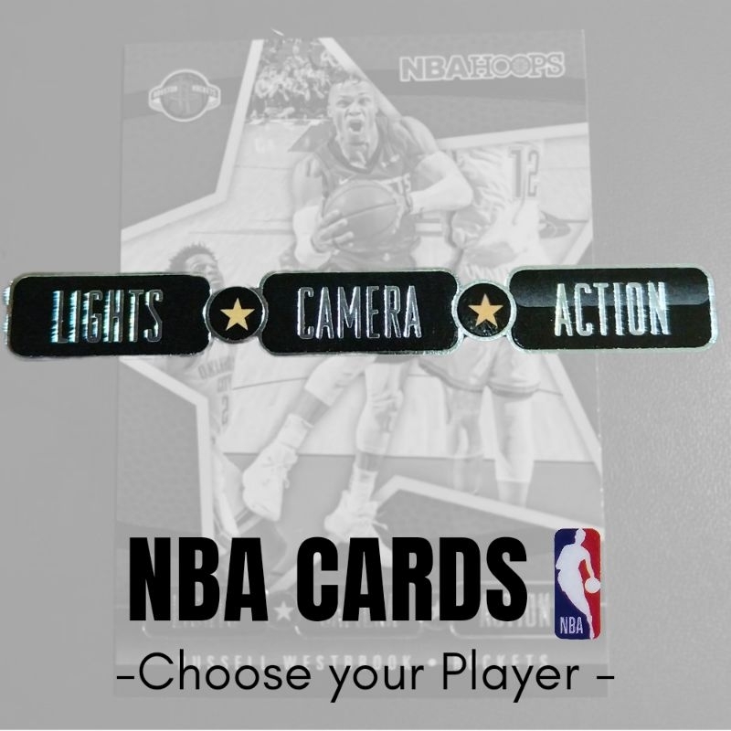 LIGHTS, CAMERA, ACTION NBA Cards (Choose Your Player!) | Shopee Philippines
