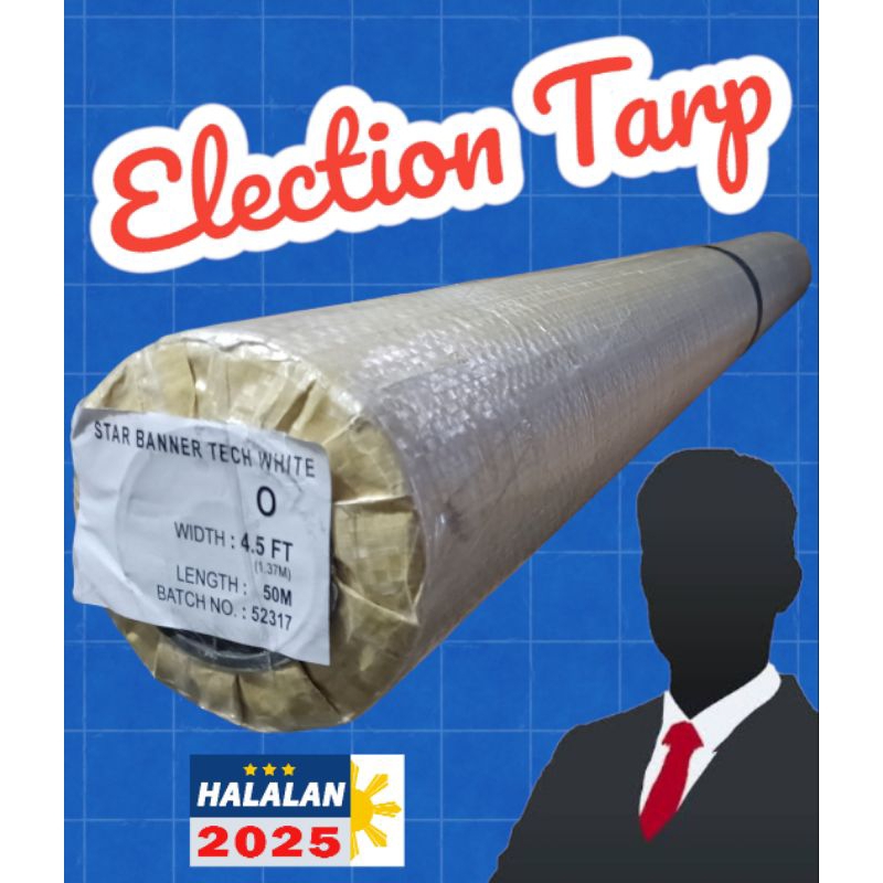 4ft Election Tarp (Manipis) | Shopee Philippines