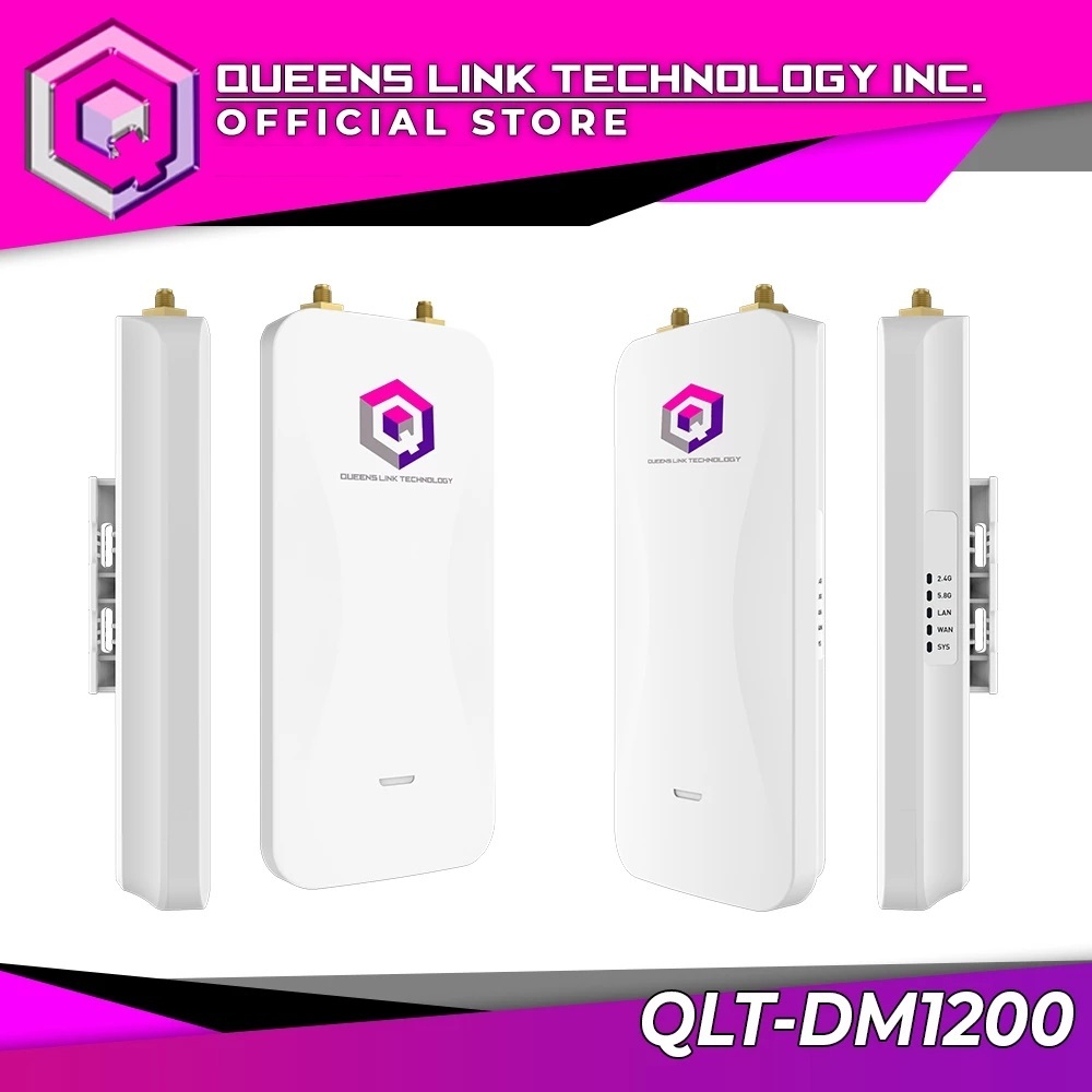 QLT DM1200 2.4GHz and 5.8GHz dual-frequency (WiFi range extender ...