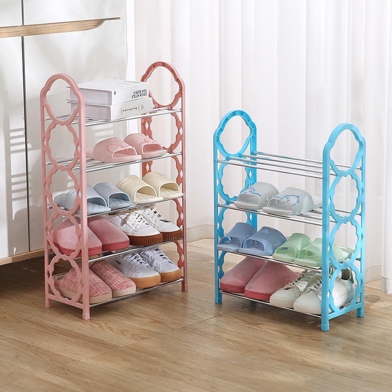 STL 4Layer Shoe Rack Classic Looking Plastic Sturdy Shoe Organizer ...