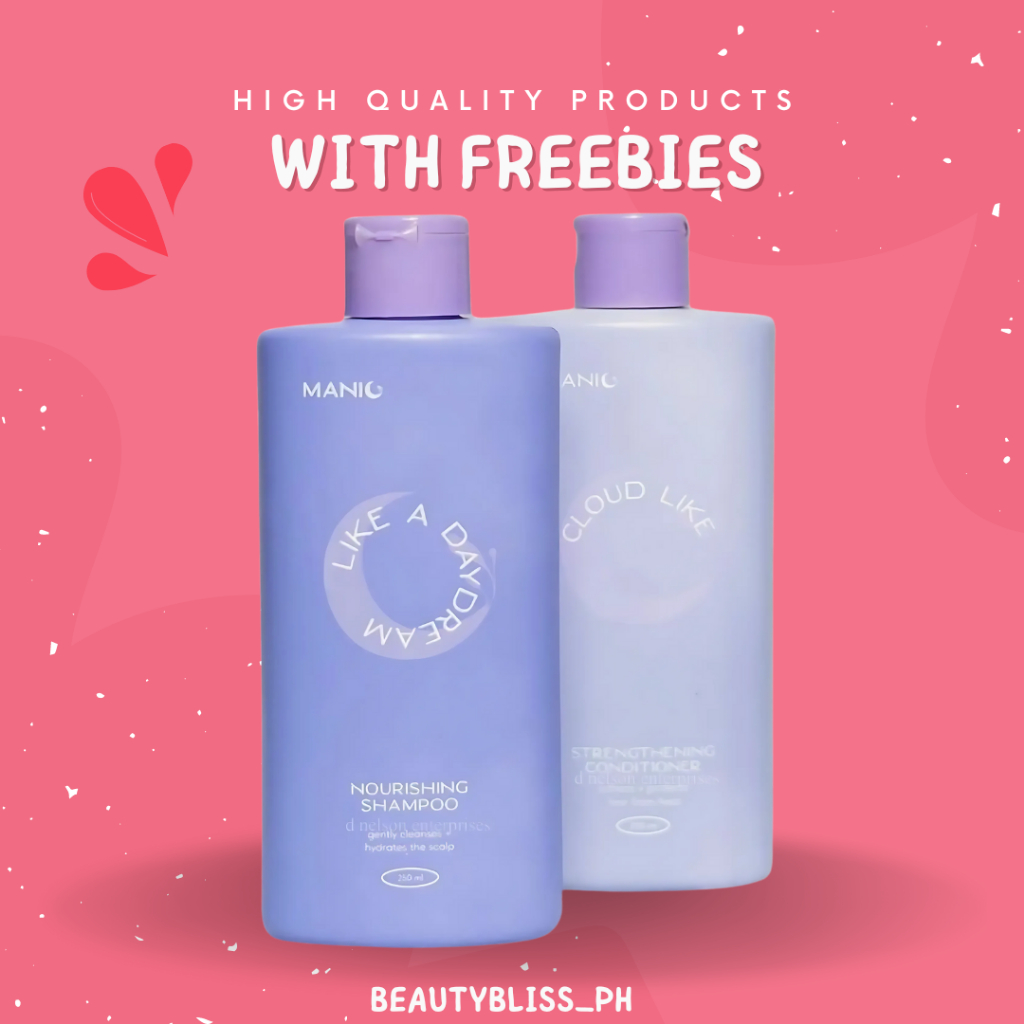 MANIC BEAUTY Shampoo Conditioner 250ml Healthy Shiny Hair Strengthening ...