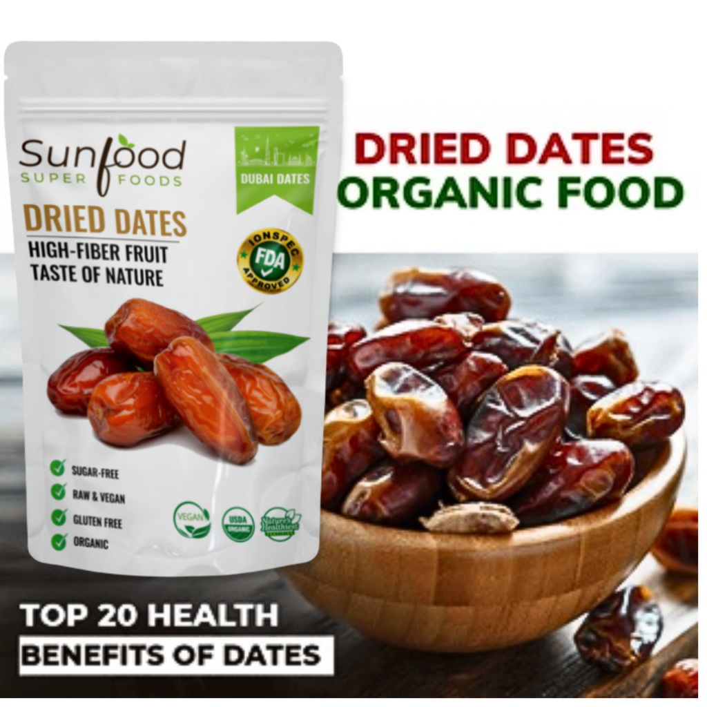 Pitted Dates Dried Fruit Dried Dates Made In Dubai Organic Healthy ...