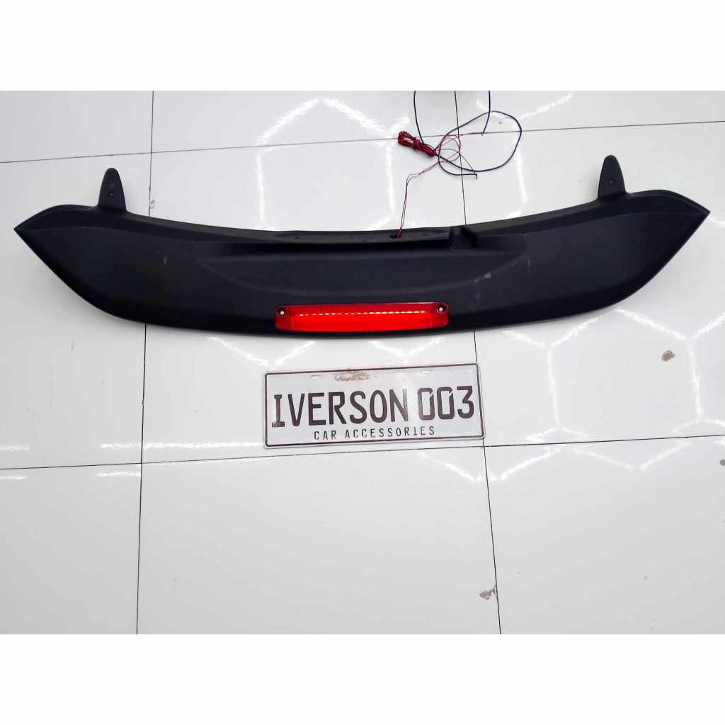 Matte Black Spoiler for Mitsubishi Mirage Hatchback | Shopee Philippines