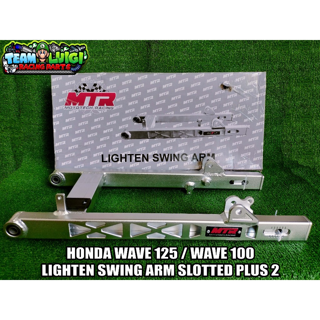 MTR HONDA WAVE 125 / WAVE 100R LIGHTEN SWING ARM SLOTTED PLUS 2 ...